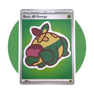 Pokemon | Toys | Pokemon Vinyl Sticker A5 Appletun With Grass Energy ...